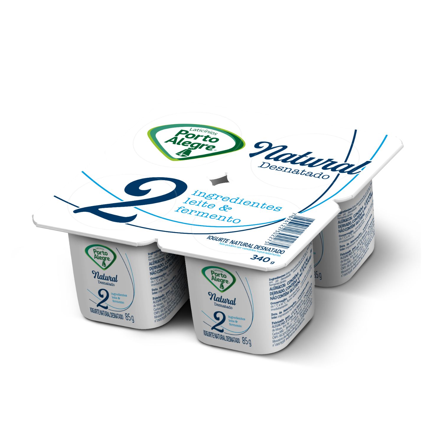 Iogurte Natural Desnatado 340g | LPA